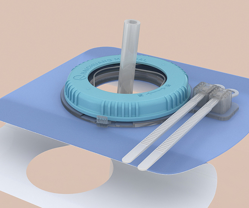Loopix Wound Drainage Tube Fixing Device for The Fixation of Drainage ...