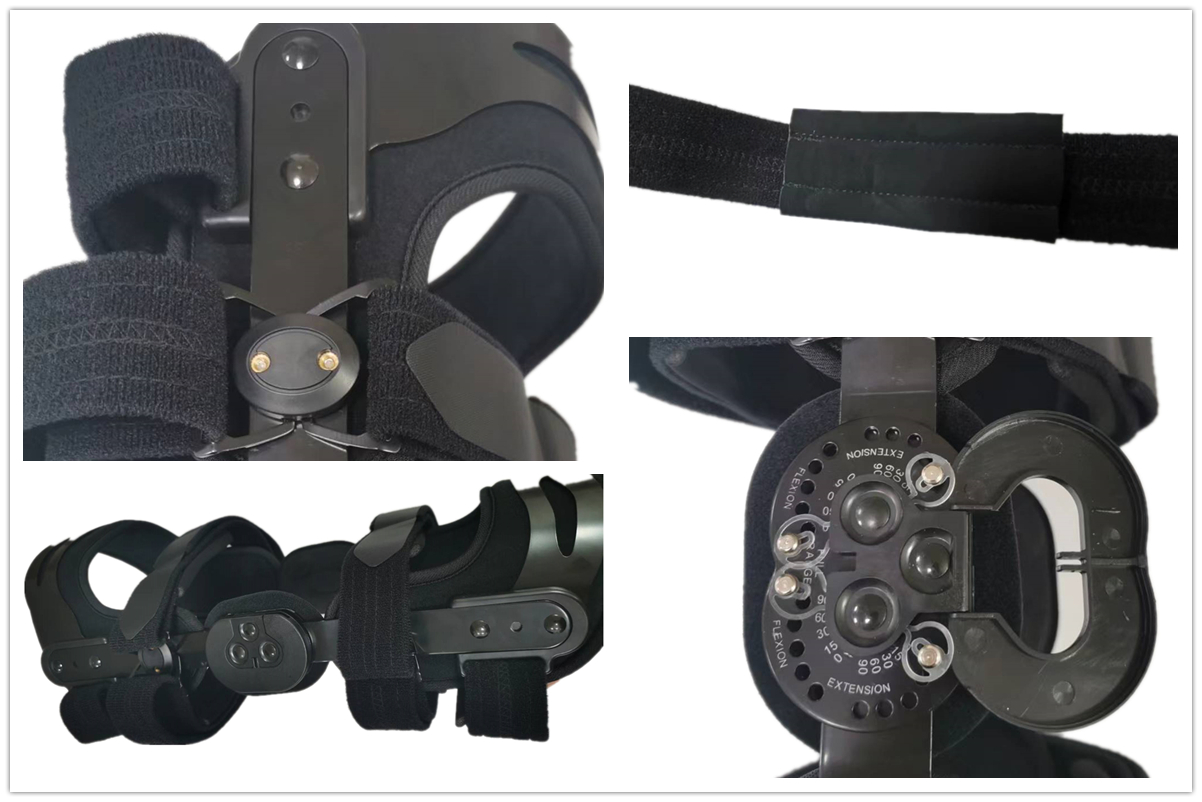 Dual Oa Knee Braces Double Upright Hinges For Medial And Lateral Buy Post Op Rom Knee Brace