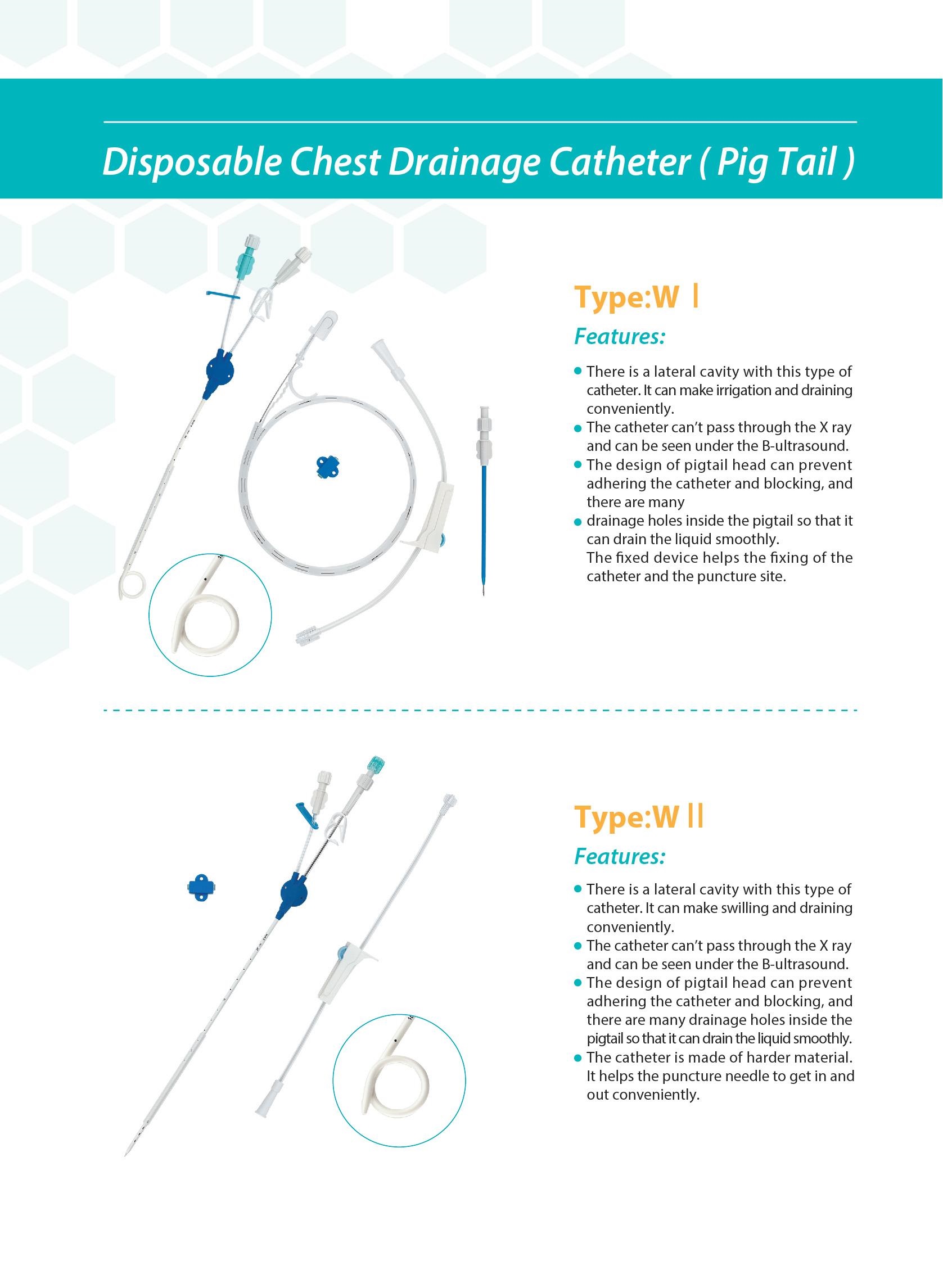Disposable Chest Draingage Catheter - Buy Protective Face Shields ...