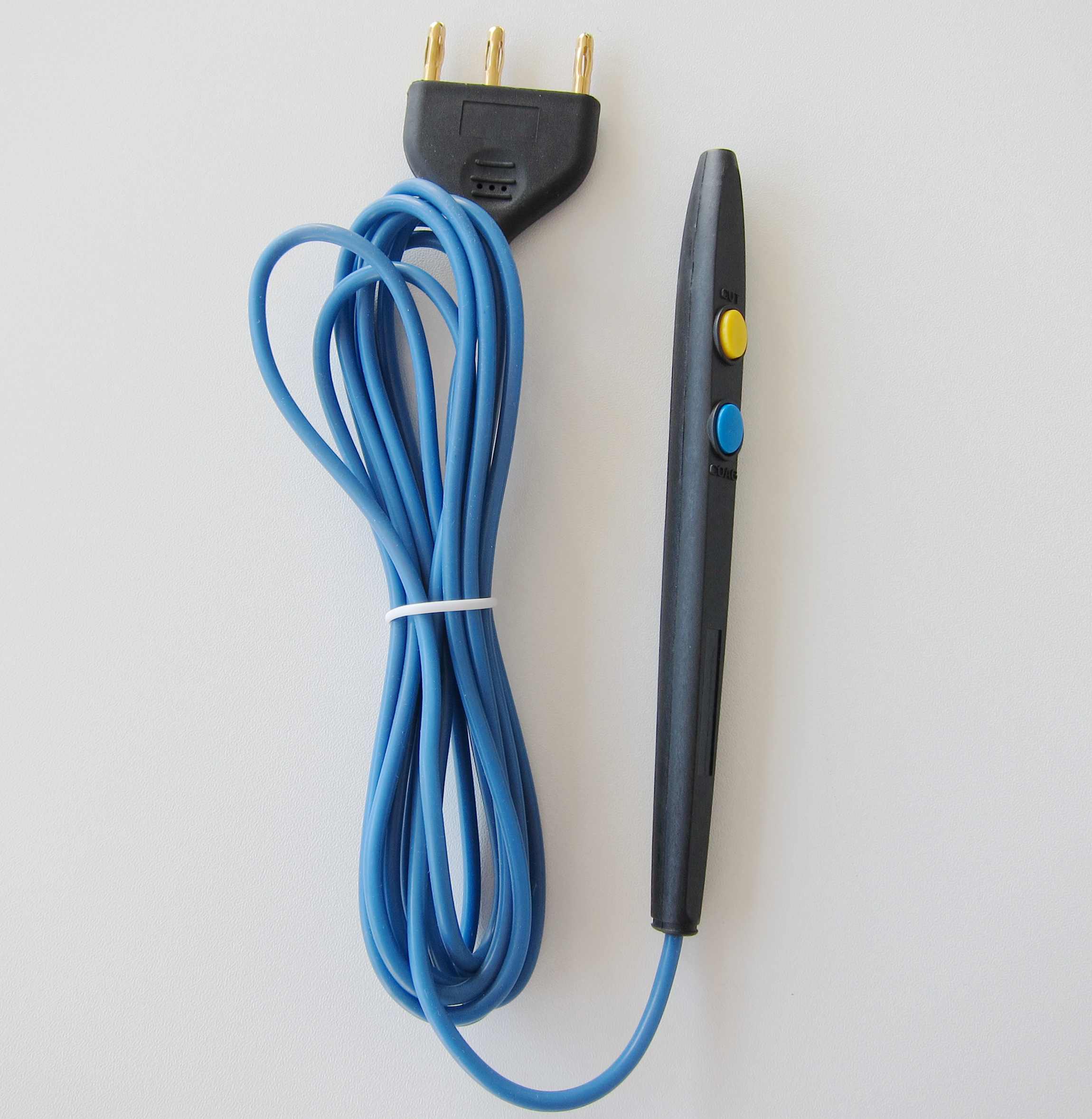 Reusable Electrosurgical Push Button Pencil Silicone Cable Blade ...