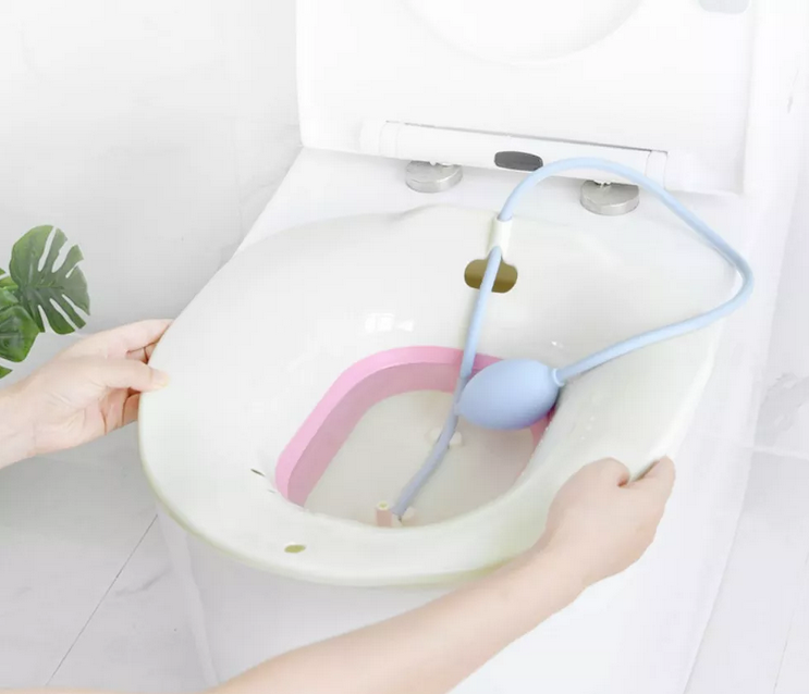 Hip Bath Basin Postpartum Sitting Basin Pregnant Women Bidet Squatting ...